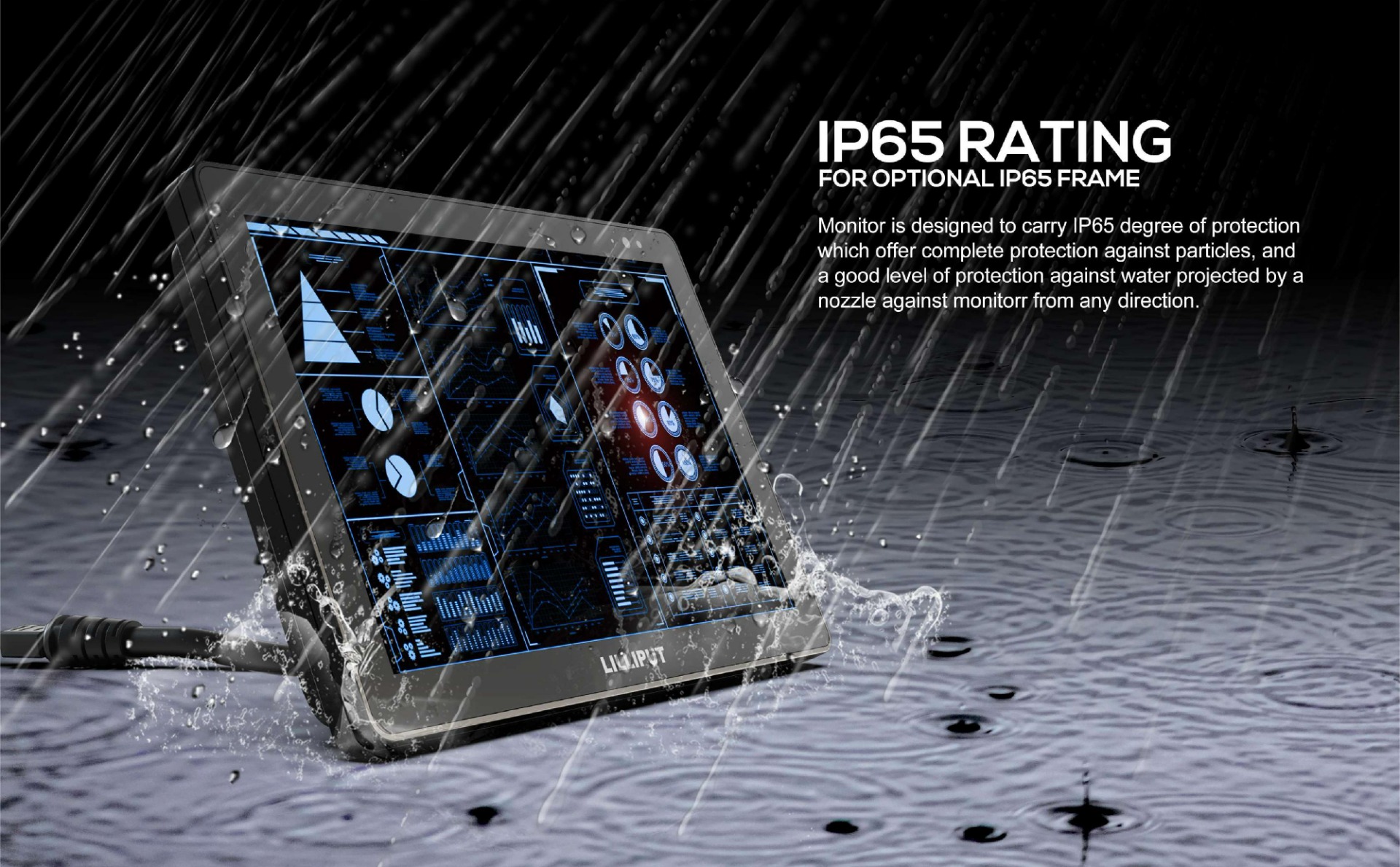 Lilliput FA1019/C 10.1" IP65 Monitor