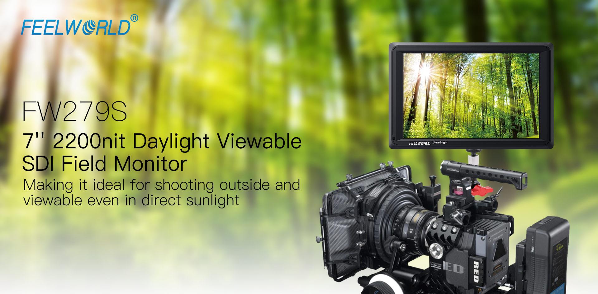 FeelWorld 7" 4K Monitor with HDMI and SDI